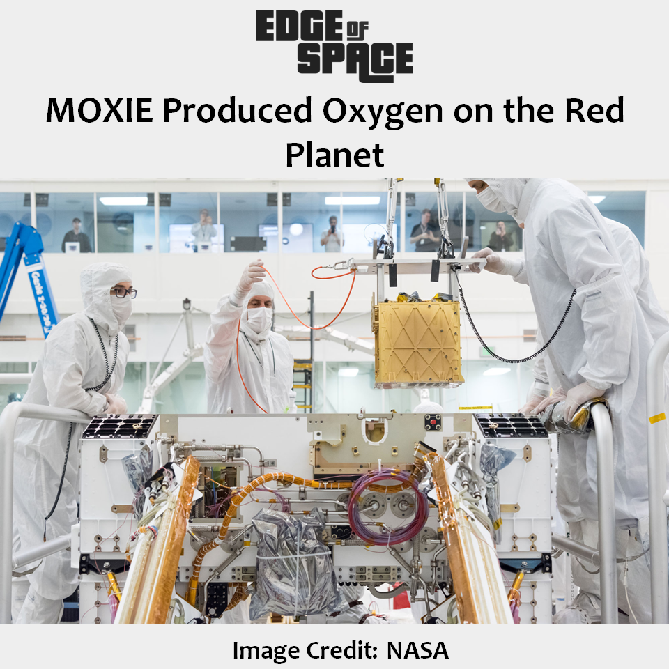 MOXIE Produced Oxygen on the Red Planet - Edge Of Space